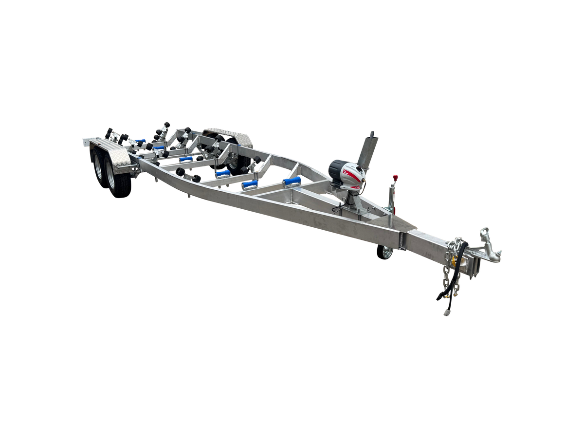 6.8m Seatrail Aluminium Rollered Boat Trailer 3000kg Rated – Seatrail ...