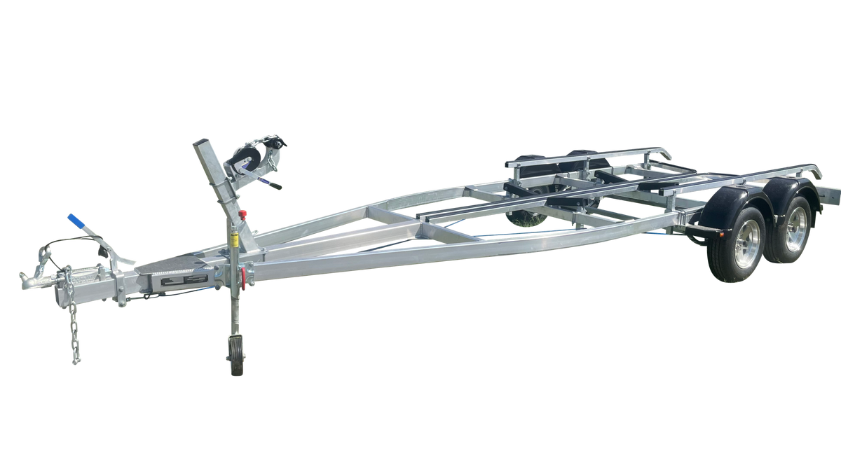 6M Aluminum Tandem Poly Skid Boat Trailer – Seatrail Boat Trailers