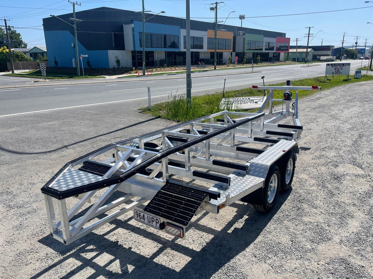 7.2M Seatrail Aluminium Cat Trailer – Seatrail Boat Trailers