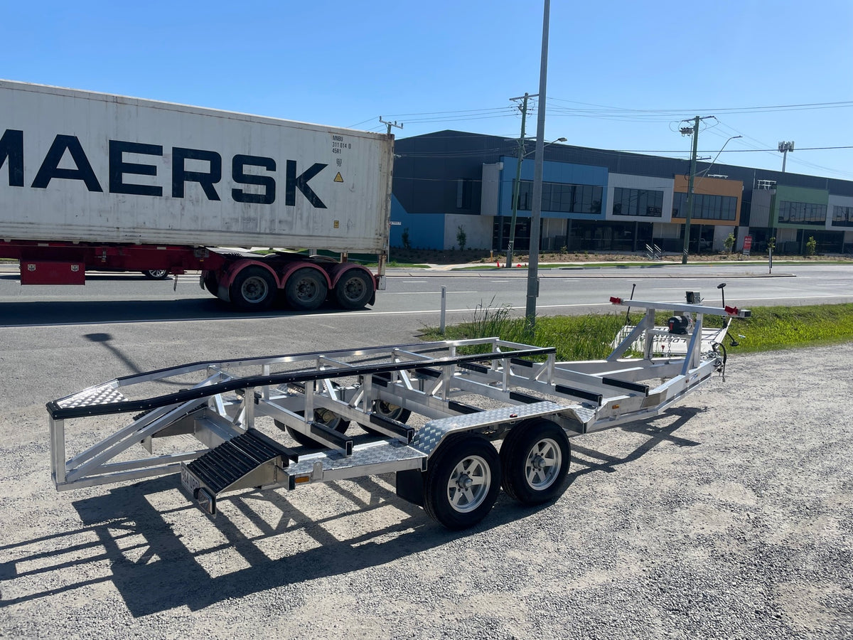 7.2M Seatrail Aluminium Cat Trailer – Seatrail Boat Trailers