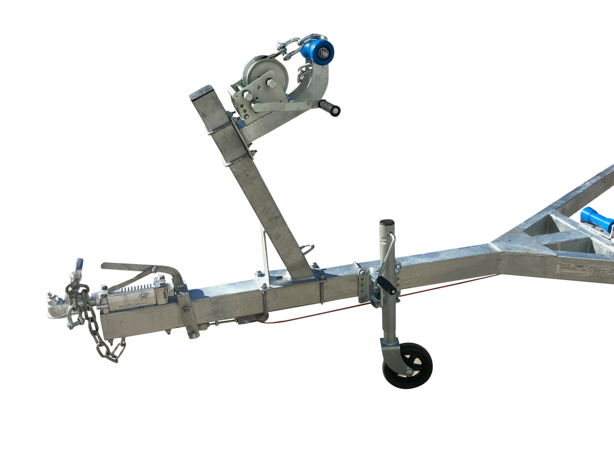 5.7M Seatrail Rollered Boat Trailer Single Axle – Seatrail Boat Trailers