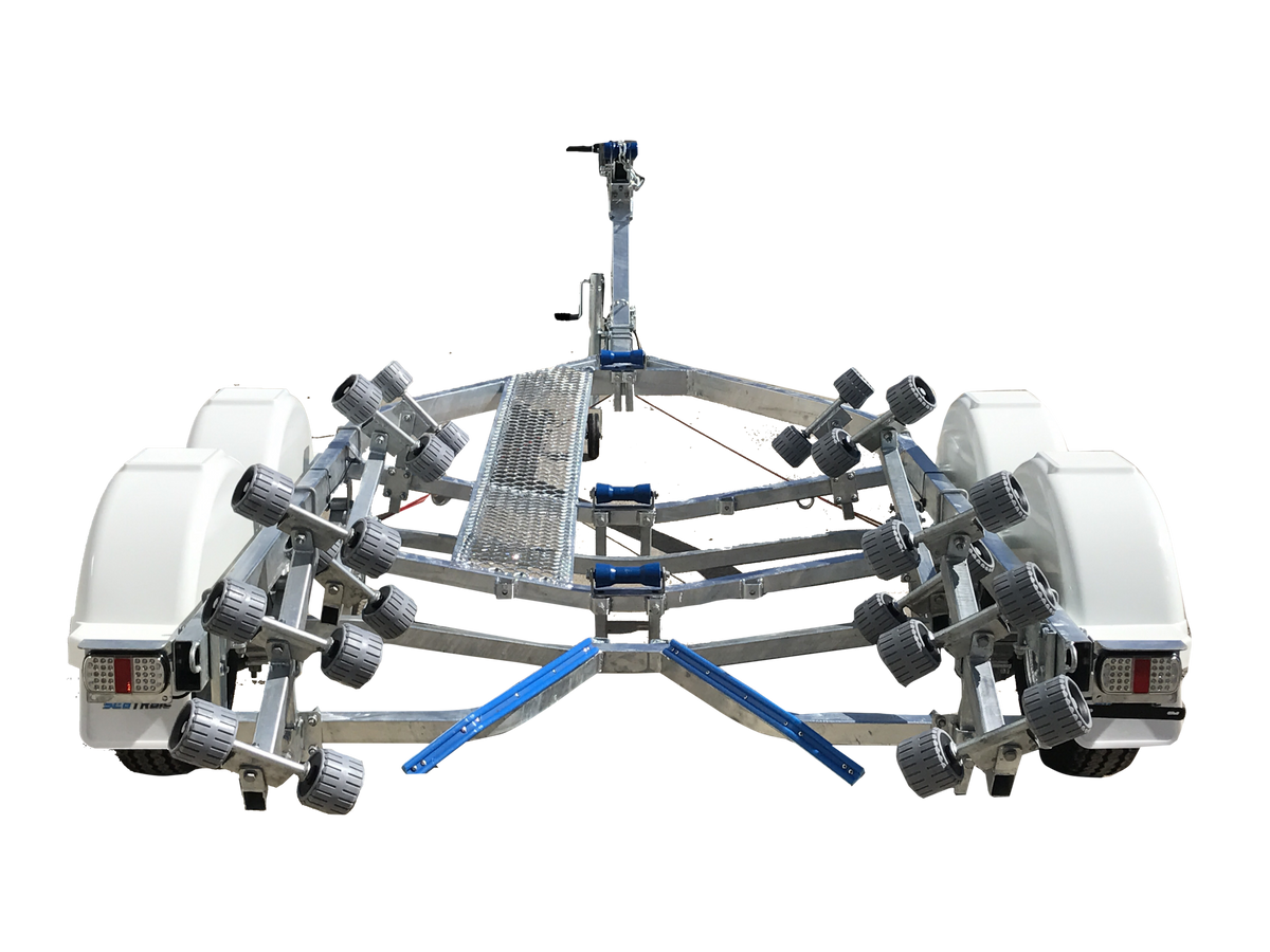 5.3M Seatrail Tandem Rollered Boat Trailer – Seatrail Boat Trailers