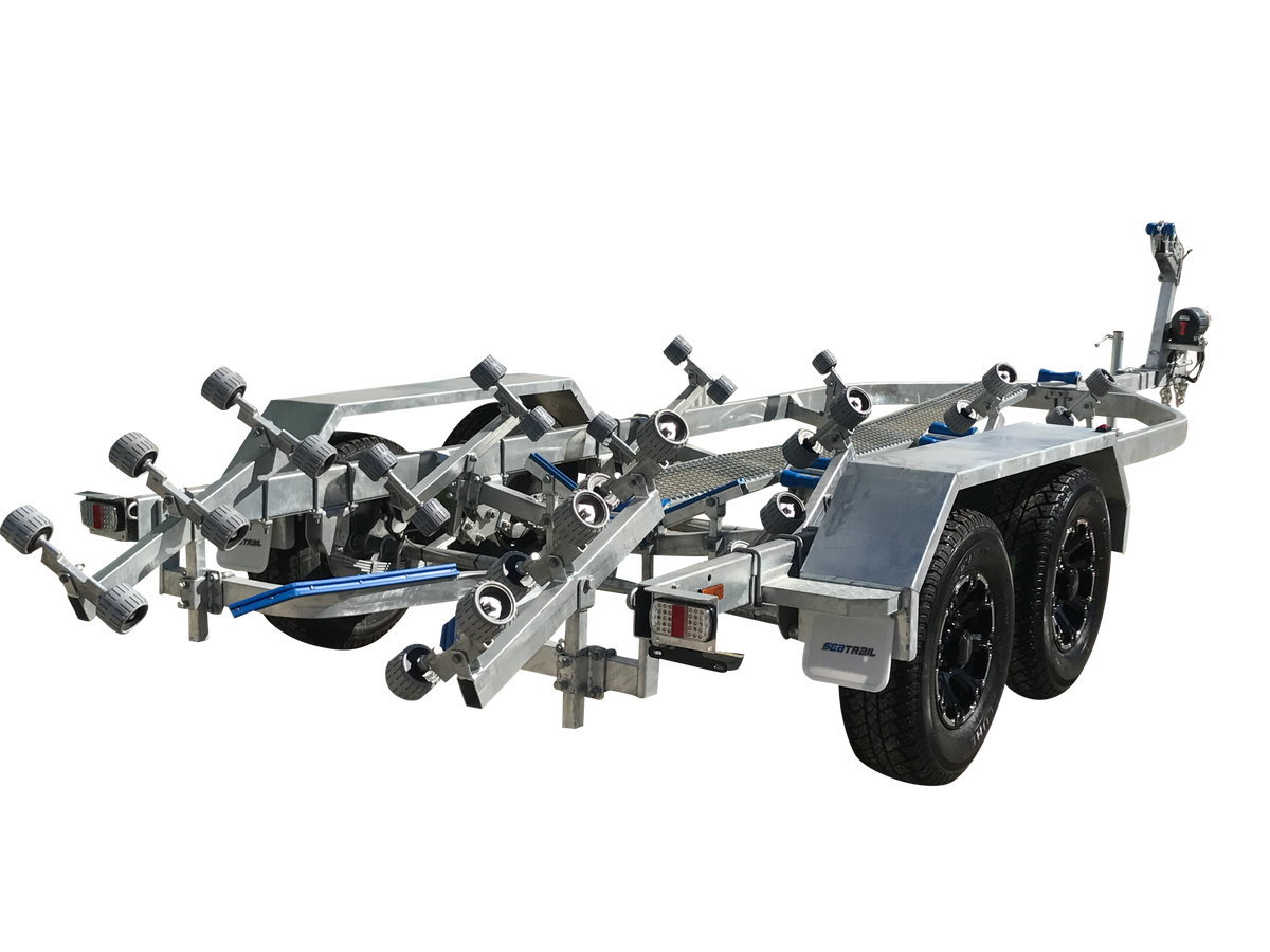 7.5M Seatrail Rollered Boat Trailer 3500KG Rated – Seatrail Boat Trailers