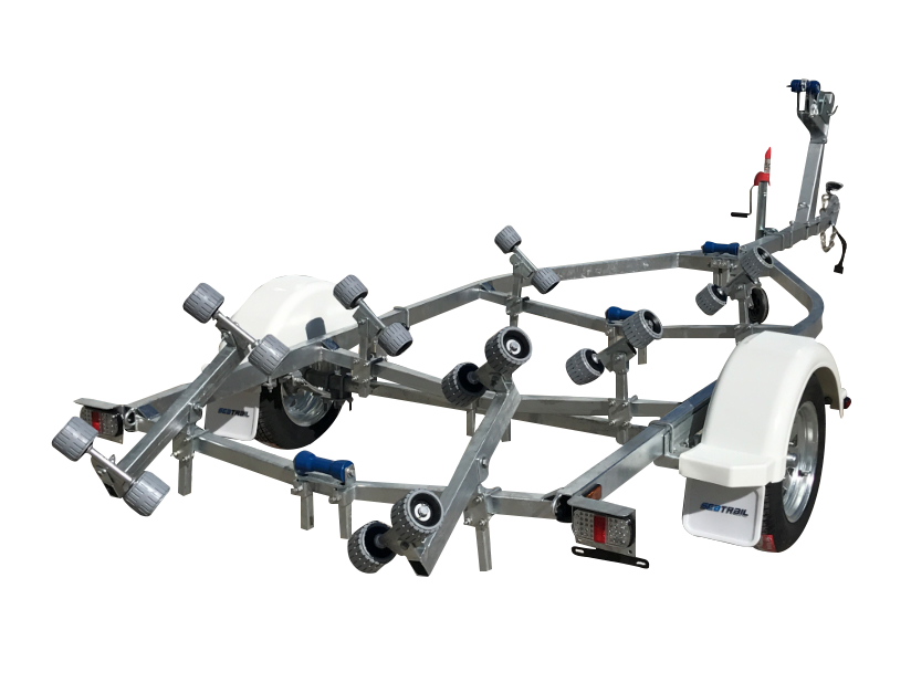 4.8M Seatrail Unbraked Rollered Boat Trailer – Seatrail Boat Trailers