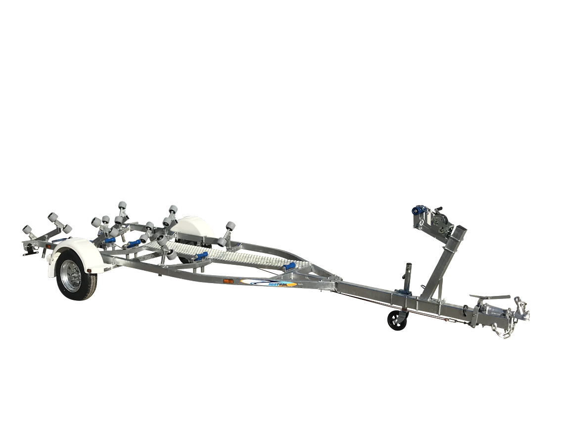 4.8M Seatrail Braked Rollered Boat Trailer 1199KG ATM – Seatrail Boat ...