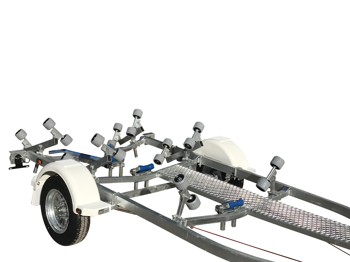 4.8M Seatrail Braked Rollered Boat Trailer 1199KG ATM – Seatrail Boat ...