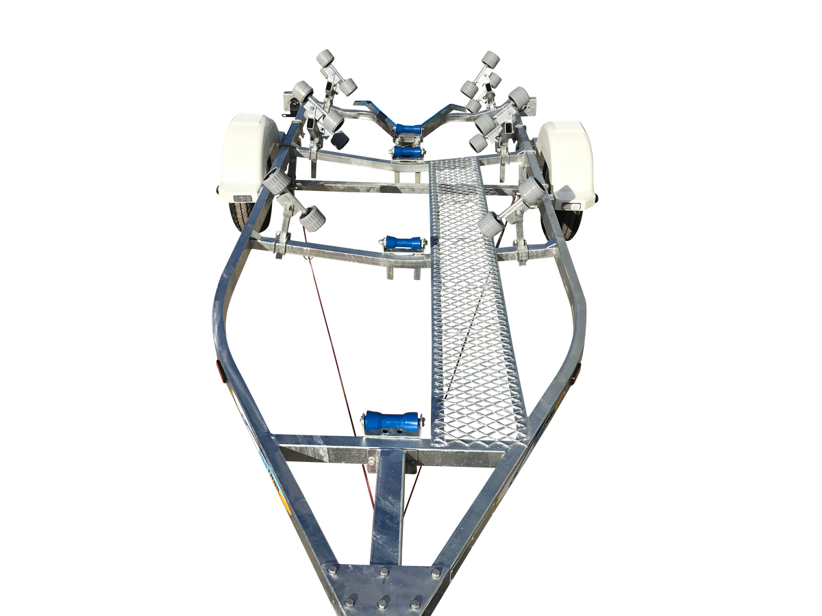 4.8M Seatrail Braked Rollered Boat Trailer 1199KG ATM – Seatrail Boat ...